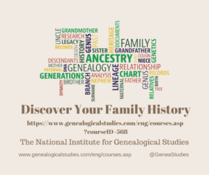 Research A-Z ~ Kinship – The National Institute for Genealogical Studies